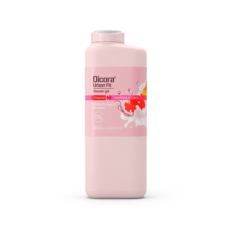 Buy Dicora Urban Fit Vitamin C Citrus & Peach Shower Gel For All Skin Type Best Price | Kuwait